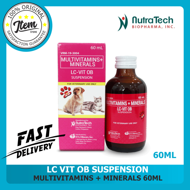 LC VIT OB SUSPENSION MULTIVITAMINS + MINERALS 60ML | Lazada PH