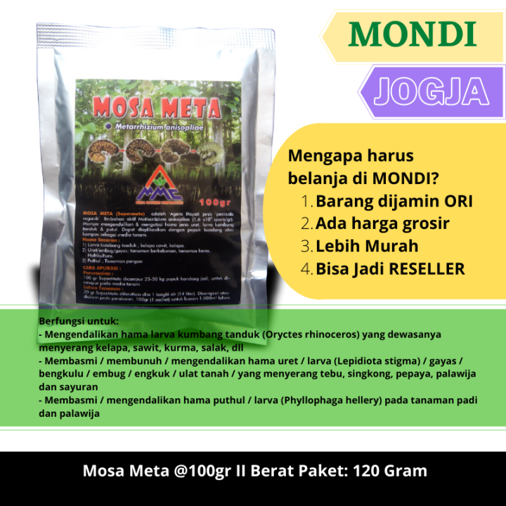 Mosa Meta Obat Pestisida Organik Hayati Untuk Hama Uret Ulat Tanah ...