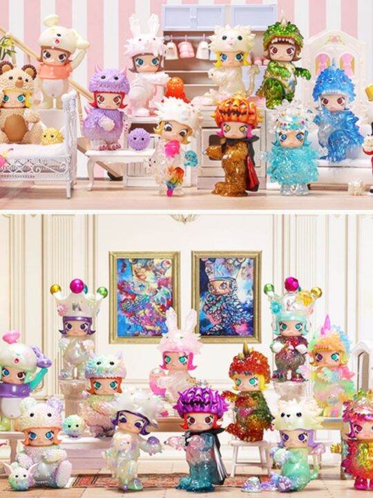 Okubo Blind Box POPMART Bubble Mart Molly Babydoll Jasmine Erosion ...