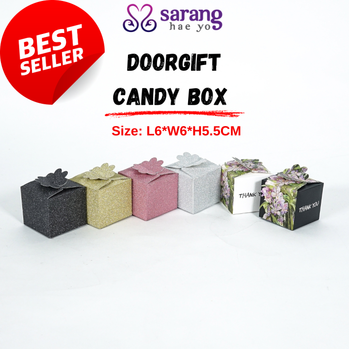 🌹READY STOCK🌹 10Pcs/ 1pkt [L8*W8*H9CM] Kotak Doorgift Box Candy Box ...