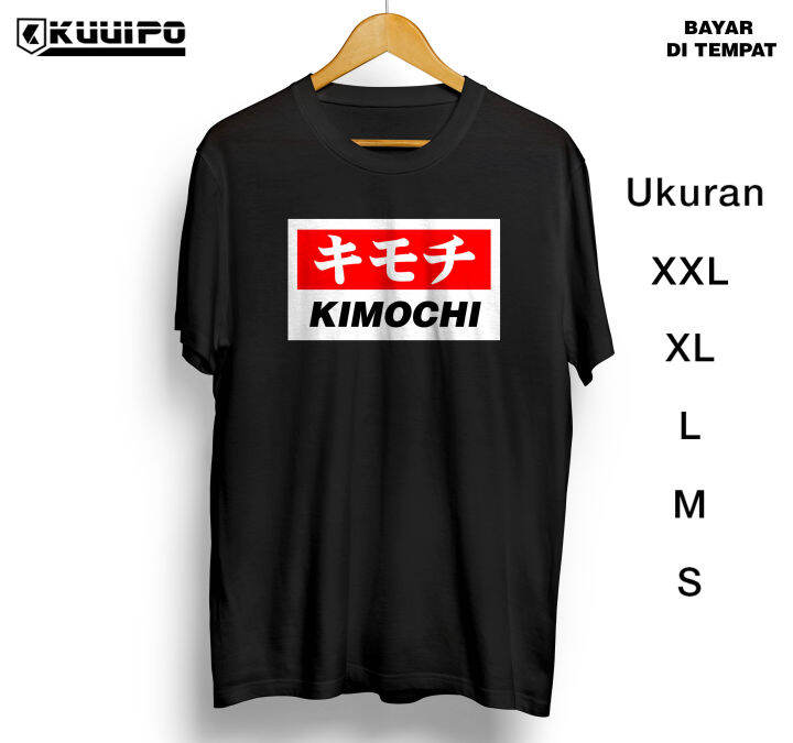 Kaos Distro Jepang Kimochi | Lazada Indonesia