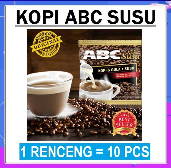 KOPI ABC SUSU 3IN1 GULA SIAP SEDUH MINUMAN 1 RENCENG DUS | Lazada Indonesia