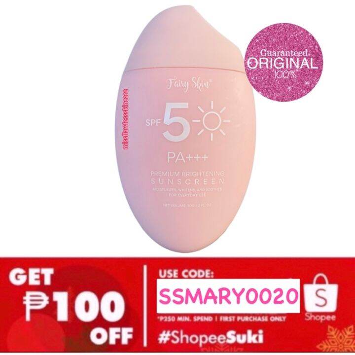 ORIGINAL SPF 5 PA+++ PREMIUM BRIGENING SUNREEN 5g | Lazada PH