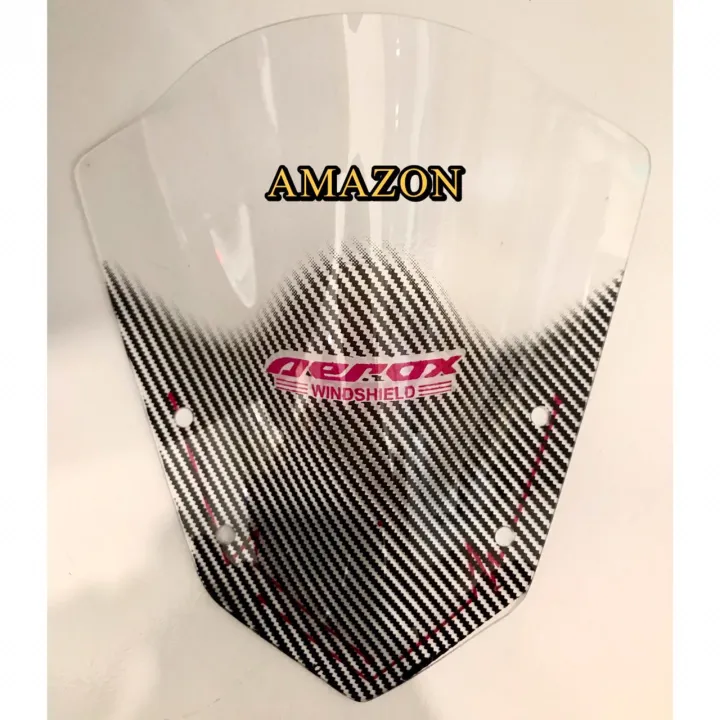 VISOR AEROX / WINDSHIELD / WINSIL YAMAHA AEROX 155 KARBON CARBON VISOR ...