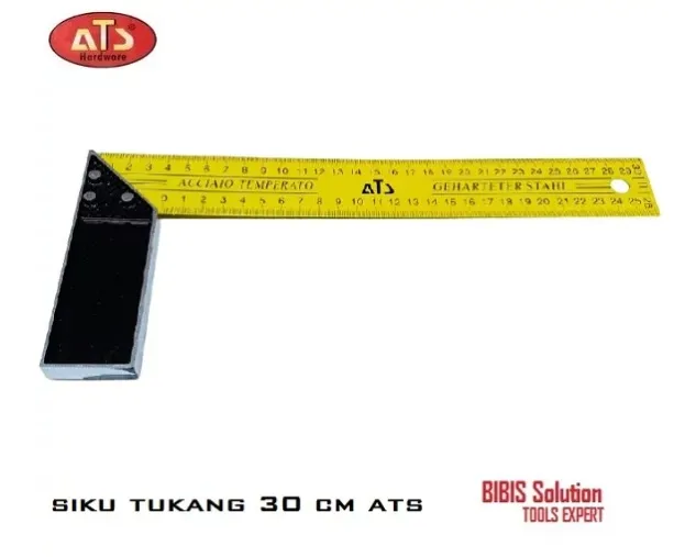 Penggaris Siku Pasekon Siku Tukang Tebal Dan Kuat Alat Ukur Siku 30 cm ...