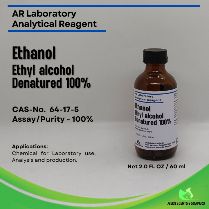 Ethanol/Ethyl Alcohol Denatured 100% AR Laboratory Analytical Reagent | Lazada PH