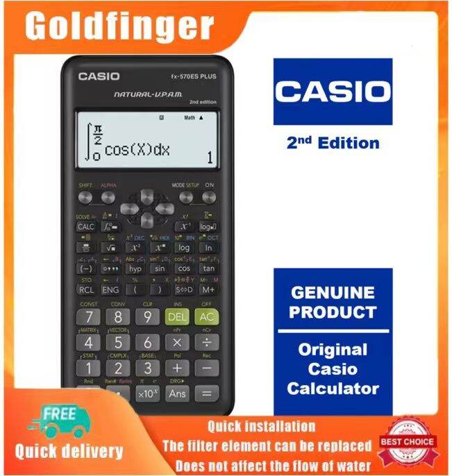 Casio Scientific Calculator FX-570ES Plus Calculators Heavy Duty FX570ES Plus FX 570 ES Plus - 1 ...