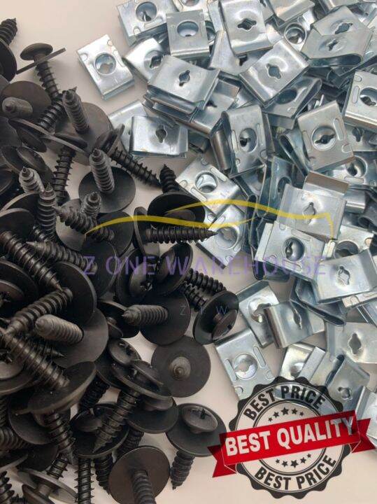 M3.5 Universal Mudflap Screw +Washer Clips | Lazada