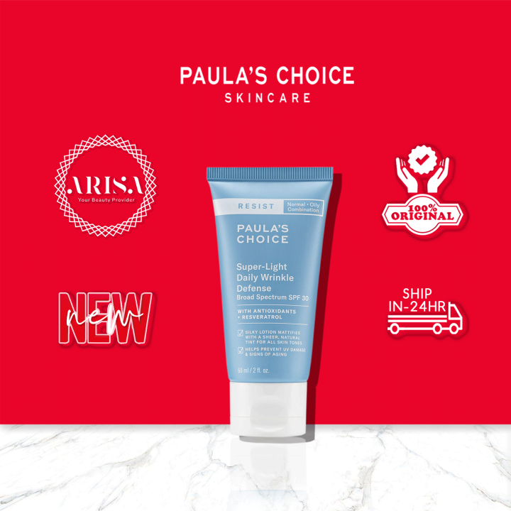 1.1 SALE⭐ Paula's Choice Daily Wrinkle Defense RESIST Super-Light Face ...