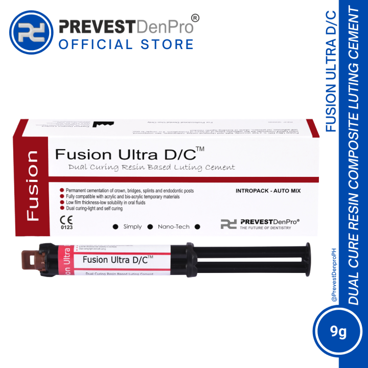 Fusion Ultra D/C (Dual curing, resin based, composite adhesive luting ...
