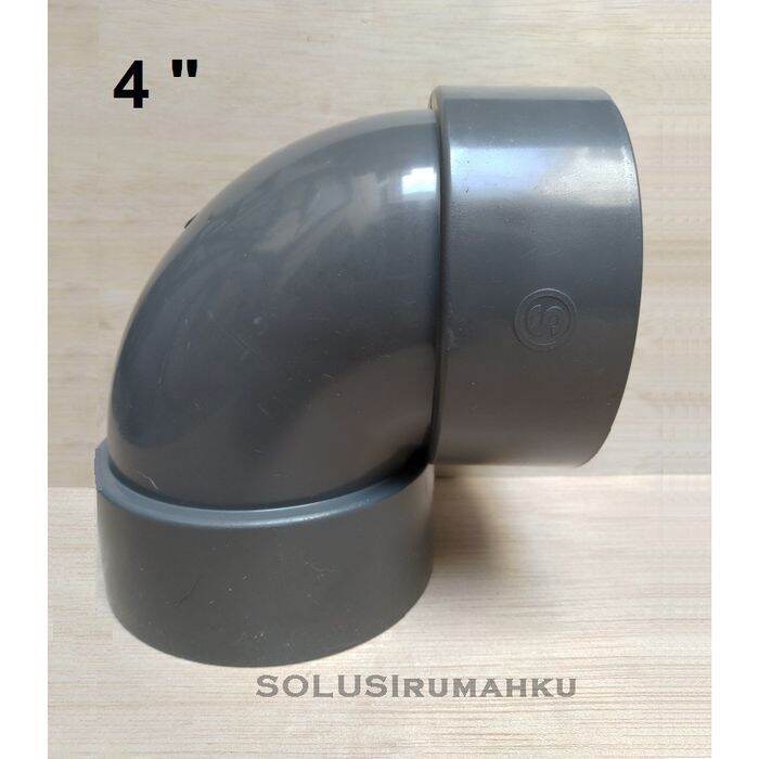 ( S ) KNEE PVC 4 inch ( S ) Elbow Knie Keni Elboh Belokan Bengkokan 4 ...
