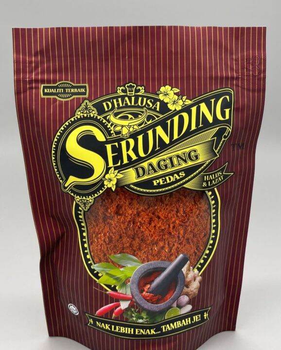 D'halusa Serunding Daging Pedas | Lazada