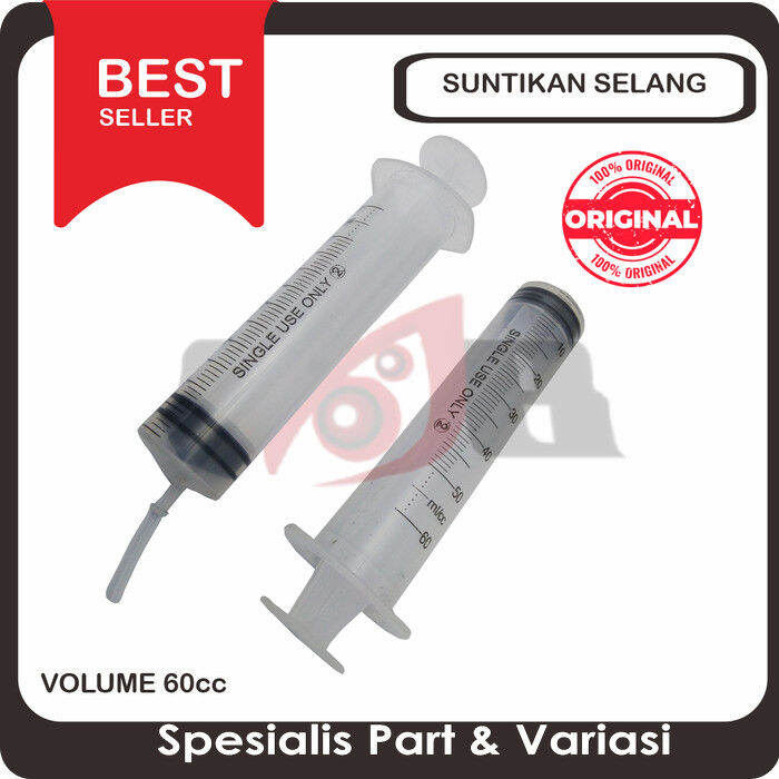 Suntikan Selang 60cc Baru Syringe Suntik Tinta Essence Warna Parfum 60 ...