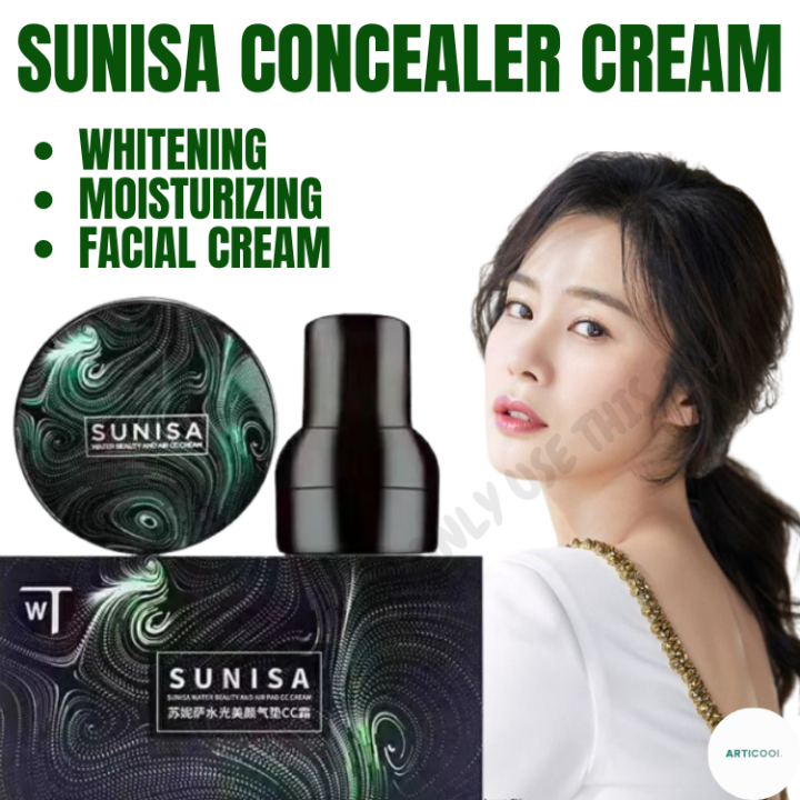 Sunisa Waterproof Foundation Concealer Cream Waterproof Exfoliator For ...