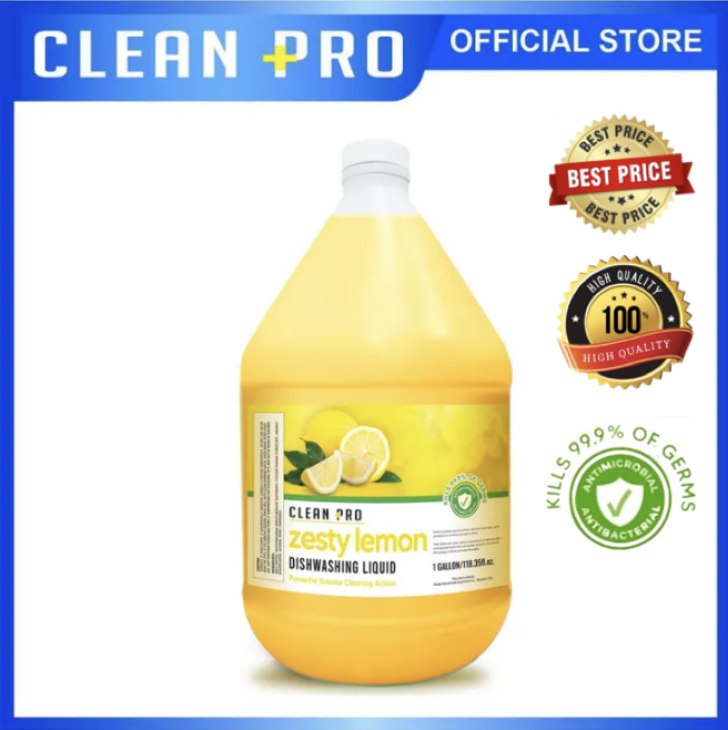 Clean Pro Dishwashing Liquid Zesty Lemon Scent Gallon | Lazada PH