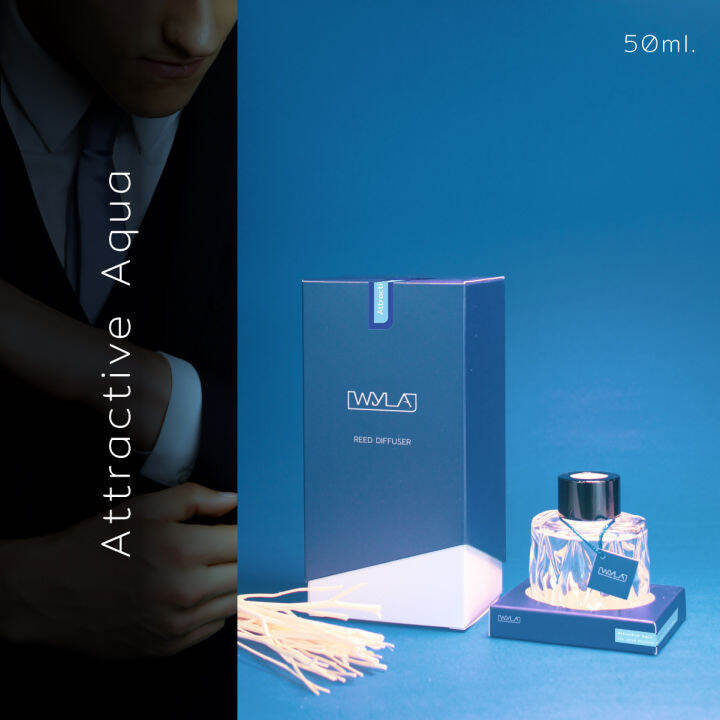 WyLA ก้านไม้หอมปรับอากาศ Reed Diffuser กลิ่น Attractive Aqua ขนาด 50 ML ...