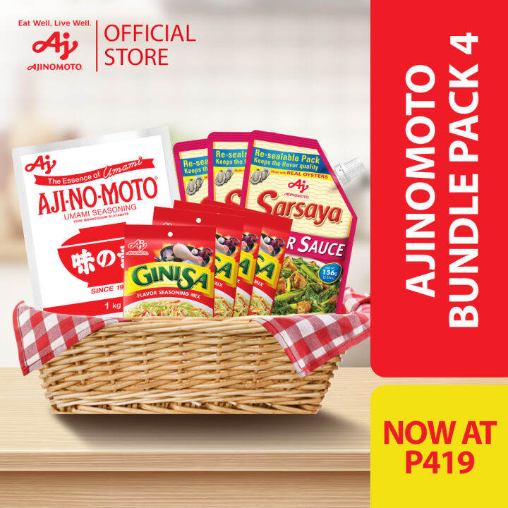 AJINOMOTO BUNDLE PACK 4 SAVE 50 Pesos | Lazada PH