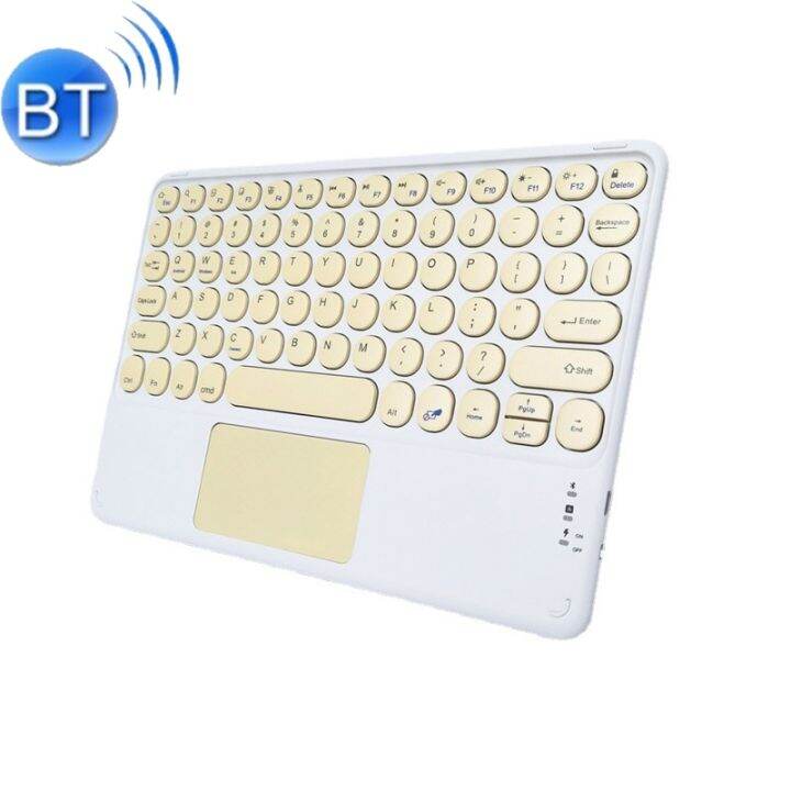 H01A 10 Inch Mini Portable Universal Wireless Bluetooth Keyboard with ...