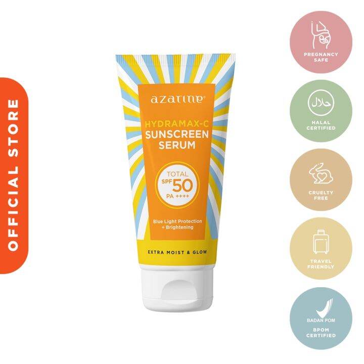 MSBB - Azarine Hydramax-C Sunscreen Serum SPF50 PA++++ 40ml | Lazada ...
