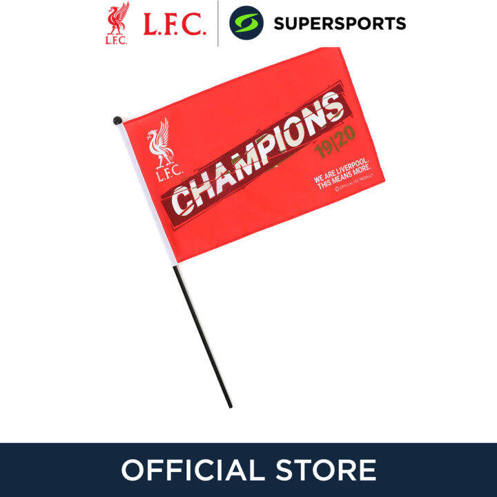 Liverpool Football Club Premier League Champions 19 20 ธงสำหรับมือ