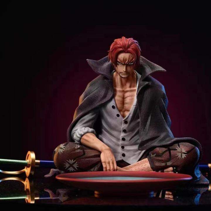 Hey Anime-ONE PIECE LM RED HAIR SHANKS FOURTH EMPEROR SIT POSITION ...
