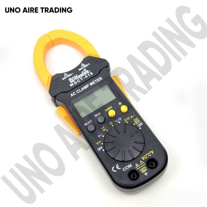 Clamp Meter WHEELER WDCT-418 // WDCT-3903 | Lazada PH