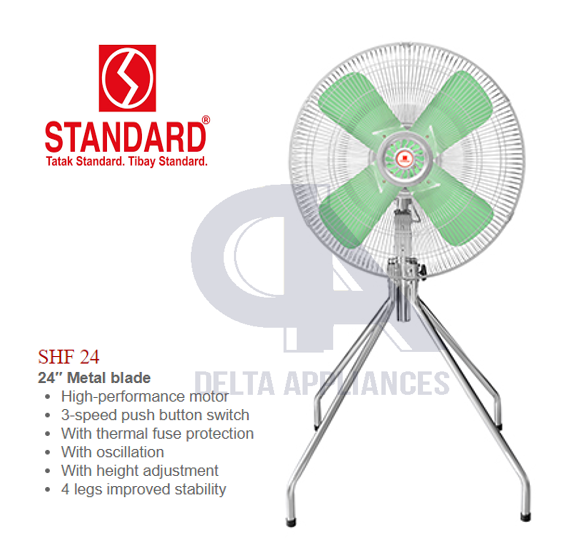Standard SHF 24 Industrial Stand Fan 24" | Lazada PH