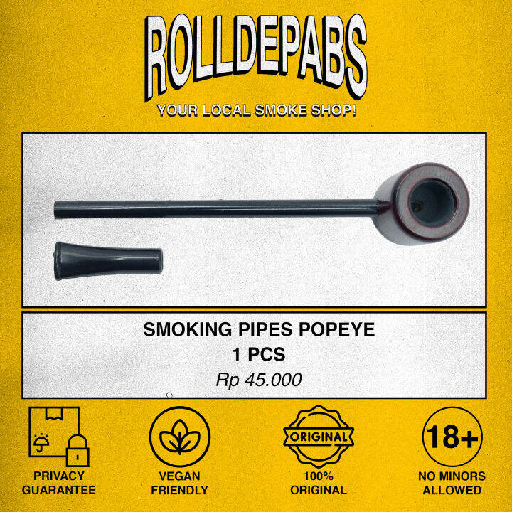 Smoking Pipes Wood / Pipa Rokok Kayu / Cangklong Popeye | Lazada Indonesia