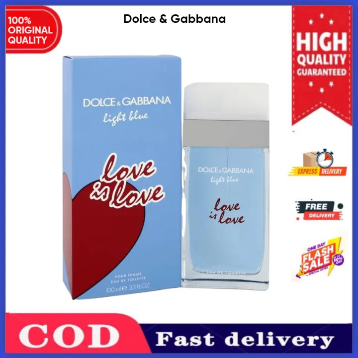 Dolce & Gabbana Light Blue Love is Love perfume for women 100ml | Lazada PH