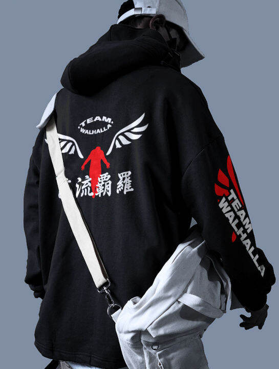 Hoodie Unsettled Team Walhalla Anime Tokyo Revengers Premium Unisex ...
