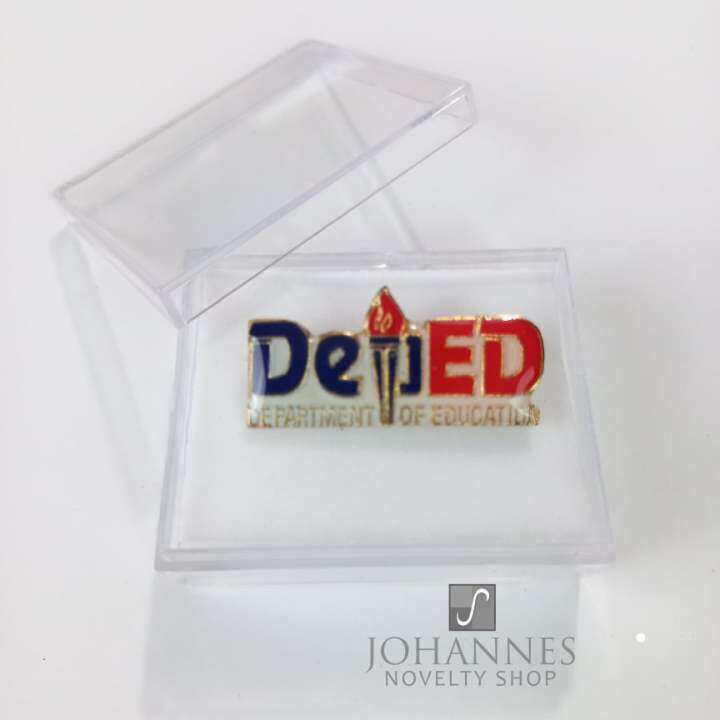 DepED Collar Pin with Acrylic Case and Jute Pouch | Lazada PH