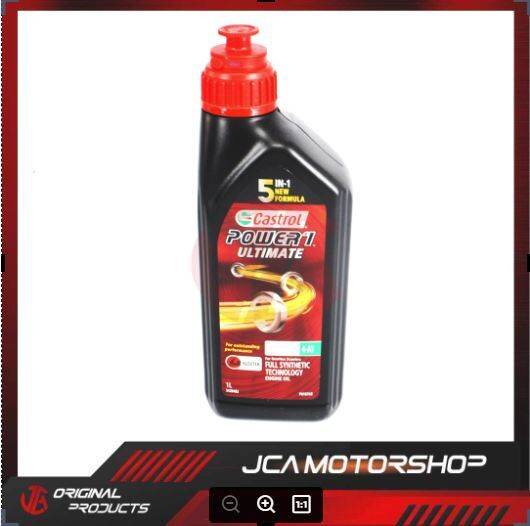 ORIGINAL CASTROL POWER 1 ULTIMATE 5in1 FORMULA 5W-40 FULLY SYNTHETIC ...