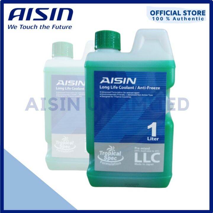 Aisin LONG IFE COOLANT (LCC) ANTI FREE-1 LITER (Green) | Lazada PH