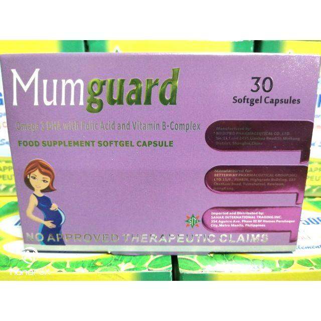 Mumguard Omega 3 DHA with Folic Acid and Vit. B-complex MUM GUARD ...