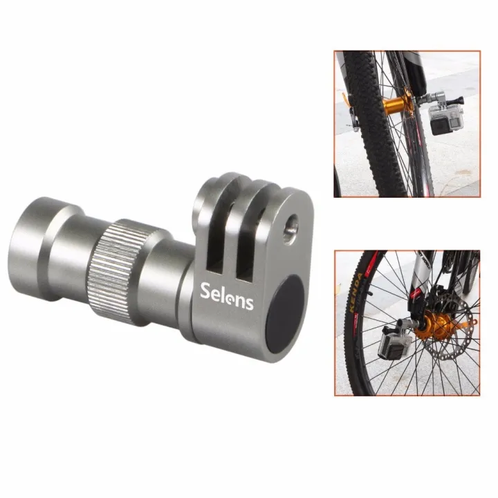 Bicycle Wheel Hub Bracket Holder Connector Three Prong Mount For Gopro ...