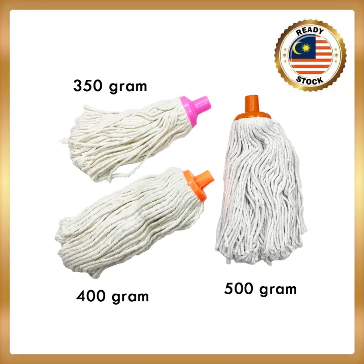 Mop Head Refill circular Premium Kepala Mop Lantai Suitable for ...