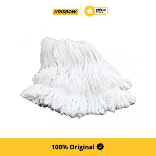 Krisbow Refill Kain Pel Looped End Wax Mop Head - Putih | Lazada Indonesia