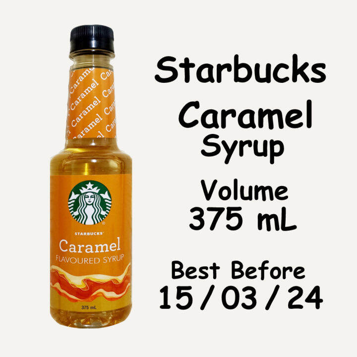 BBF 15 / 03 / 24 น้ำเชื่อม ไซรัป สตาร์บัคส์ กลิ่นคาราเมล Starbucks ...