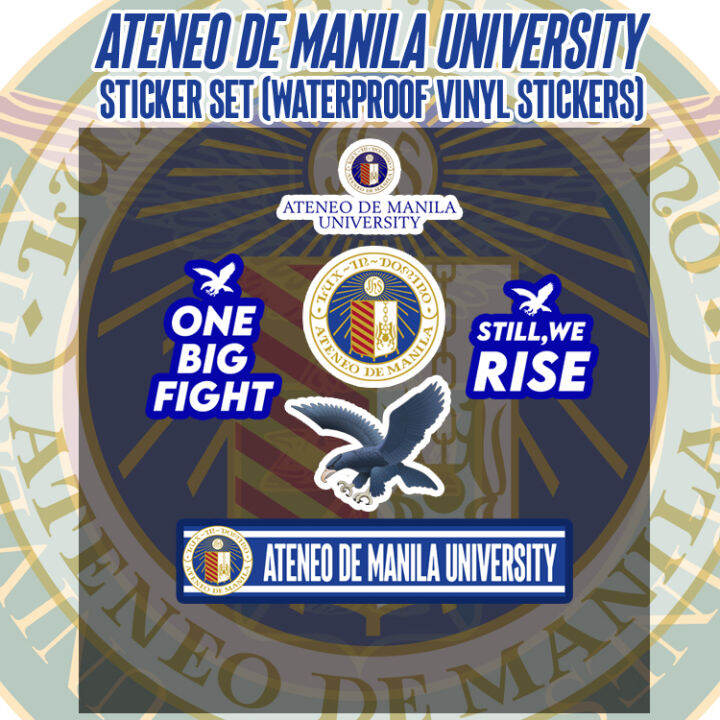 ATENEO DE MANILA UNIVERSITY VINYL STICKER (WATERPROOF AND SCRATCH PROOF) | Lazada PH