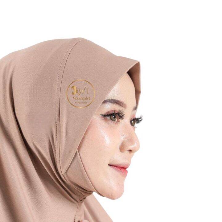 Hijab Dagu Instan Malaysia | Jilbab Khimar Malaysia Soft Pet | Kerudung Malay Jersey Premium ...
