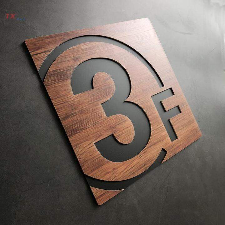 【TX】 Acrylic floor sign hotel elevator hotel index floor sign sticker ...