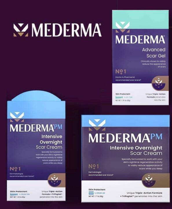 Mederma Advanced Scar Gel - 1x Daily Usage (20g), PM Intensive ...