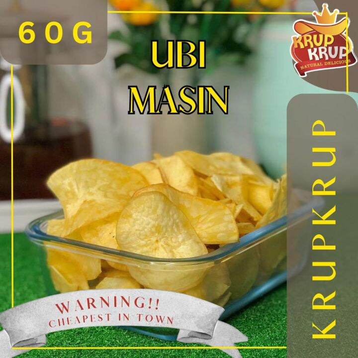 UBI MASIN 60g - KRUP KRUP VIRAL KEROPOK KEREPEK krupkrup | Lazada