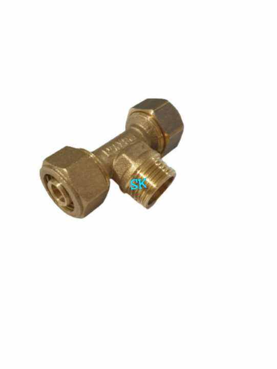 Nepel T Drat Luar Bagus - Tee Drat Luar Kuningan 1/2" Water Heater - Sambungan Pipa Air Panas ...