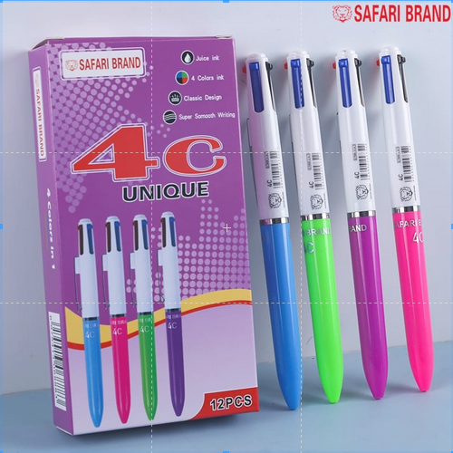 (1pcs) Ball Pen Safari 4 Warna SF-4C/ Pulpen / Pena / Quaco/ 0.7 mm/ 4 Warna/ Colors | Lazada ...