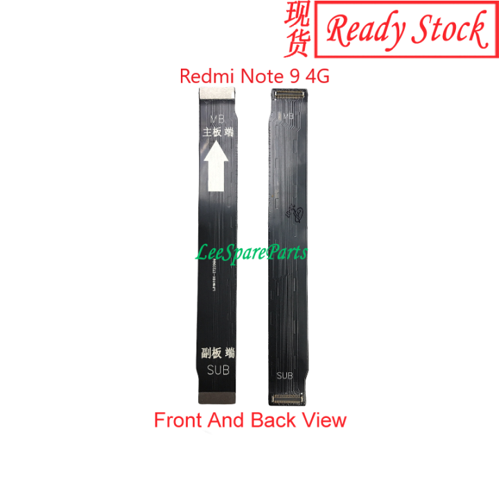 Xiaomi Redmi Note 9 4G Main Board Motherboard UI LCD Display Charging ...