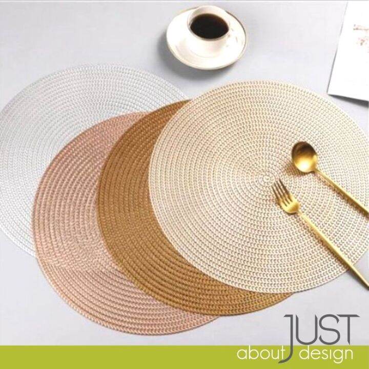 Alas Meja Makan Dining Table Mat Coffee Table Premium PVC Waterproof ...