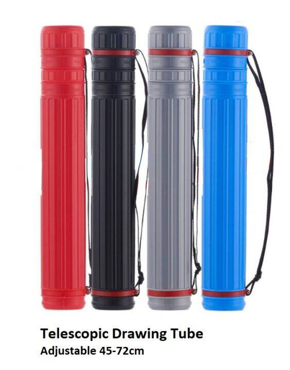 Drawing Tube Blueprint Case Telescoping Art Tube Plastic Storage Tube ...