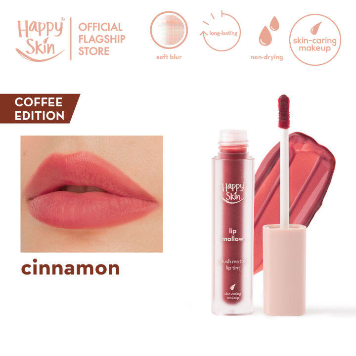 【COD】 Happy Skin Lip Mallow Coffee Tint in Cinnamon | Lazada PH