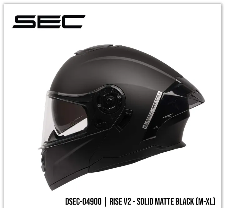 SEC Rise V2 Modular Dual Visor Helmet | Lazada PH